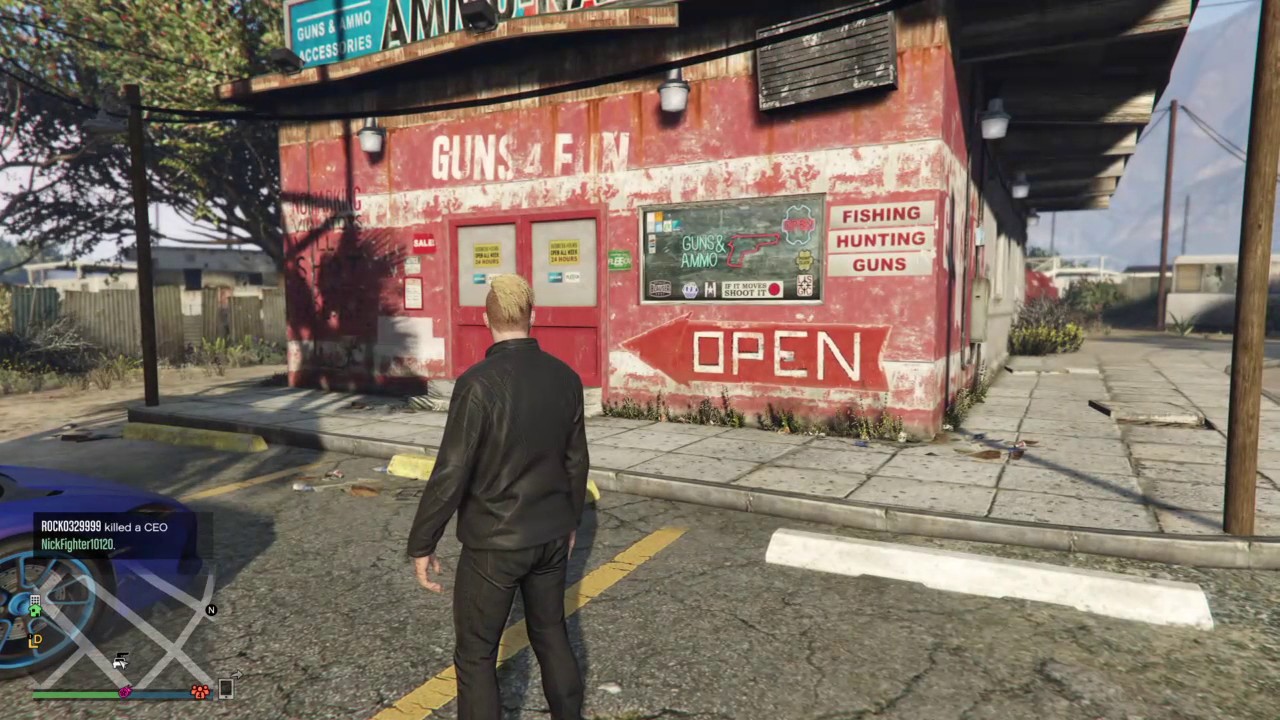 Free RPG and other guns in GTA V - YouTube