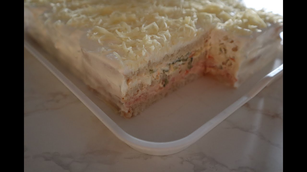 Slana torta sa tost hlebom/Najukusnija koju sam probala - YouTube