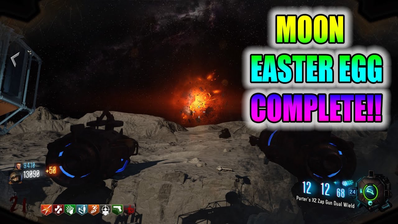 Call of Duty Black Ops 3: MOON!!! EASTER!!!! EGG!!!! COMPLETE!!!! w ...