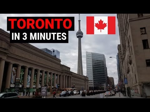 Toronto in 3 Minutes - Canada's Largest City | Multicultural City 🇨🇦 ...
