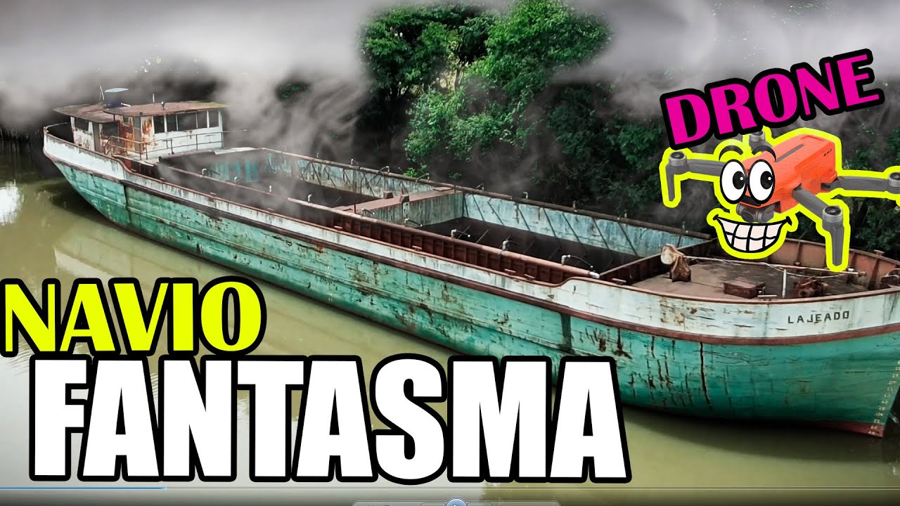 NAVIO FANTASMA da PRAIA SINISTRA no Rio dos Sinos - Carioca Sapucaia do Sul - Imagens de drone e ...