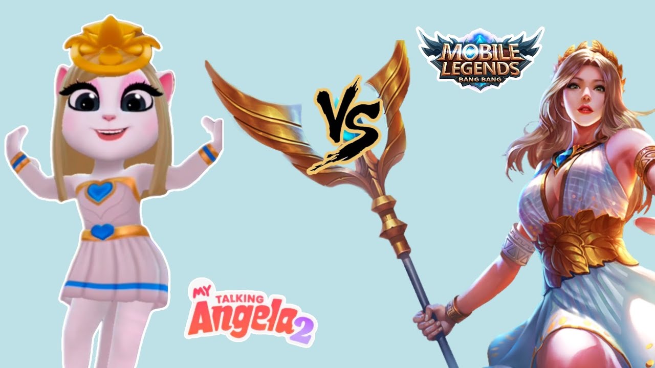 My Talking Angela 2 vs Rafaela Mobile Legends - Wings Of Holiness # ...
