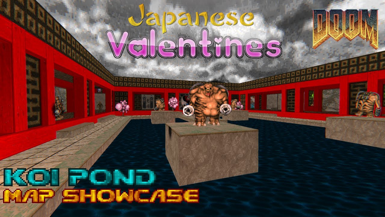 My Second Japanese Valentines Doom Map: Koi Pond - YouTube