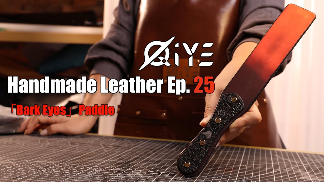 DIY Handmade Embossed Leather Color-changing Paddle | BDSM Aesthetics ...