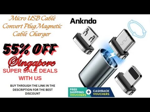 Micro USB Cable Convert Plug Magnetic Charger - YouTube