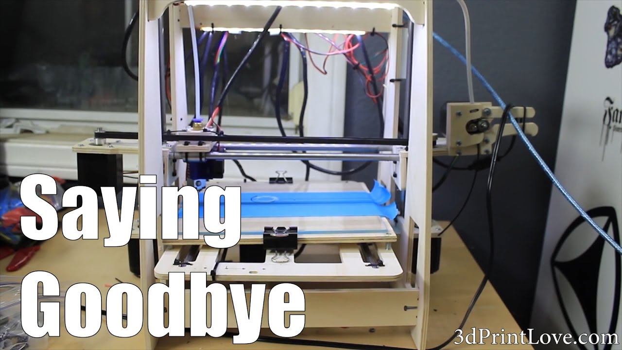 Saying Goodbye To The Rp9v2 3d Printer Prusa Printer - YouTube