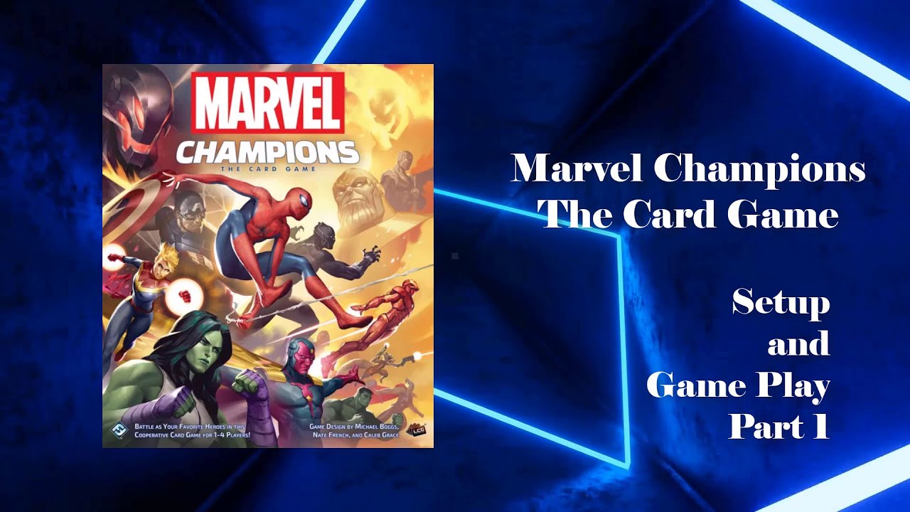 Marvel Champions The Card Game วิธีเซทอัพและเล่นให้ดู ตอนที่ 1 - YouTube