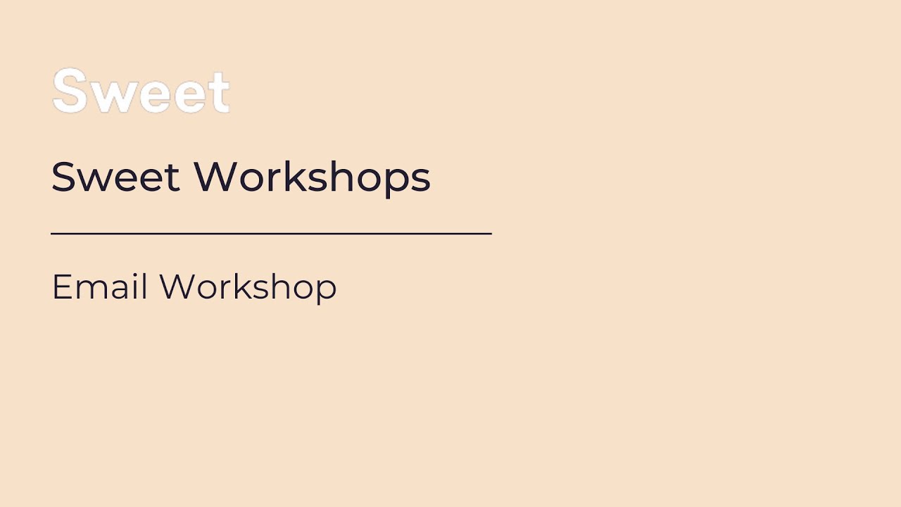 Email Workshop - YouTube