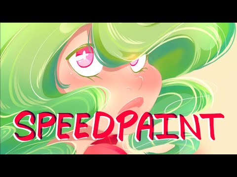 Spring Speedpaint | Learning How To Use Color | - YouTube