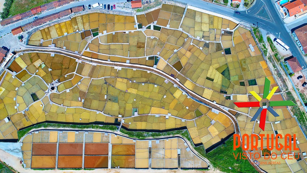 Salinas de Rio Maior - Rio Maior Saline aerial view - 4K Ultra HD - YouTube