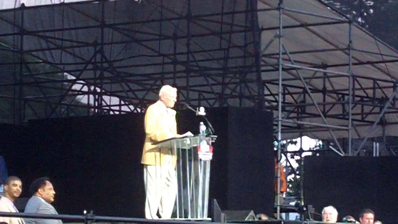 Jack Butler Hall of Fame Enshrinement Speech - YouTube
