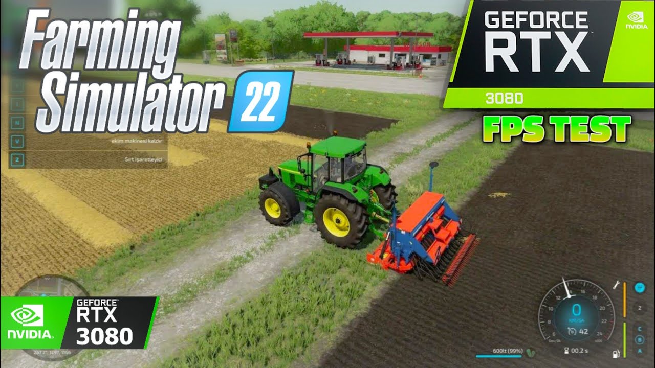 RTX 3080 Farming Simulator 22 FULL SETTİNG FPS TEST 2023 - YouTube