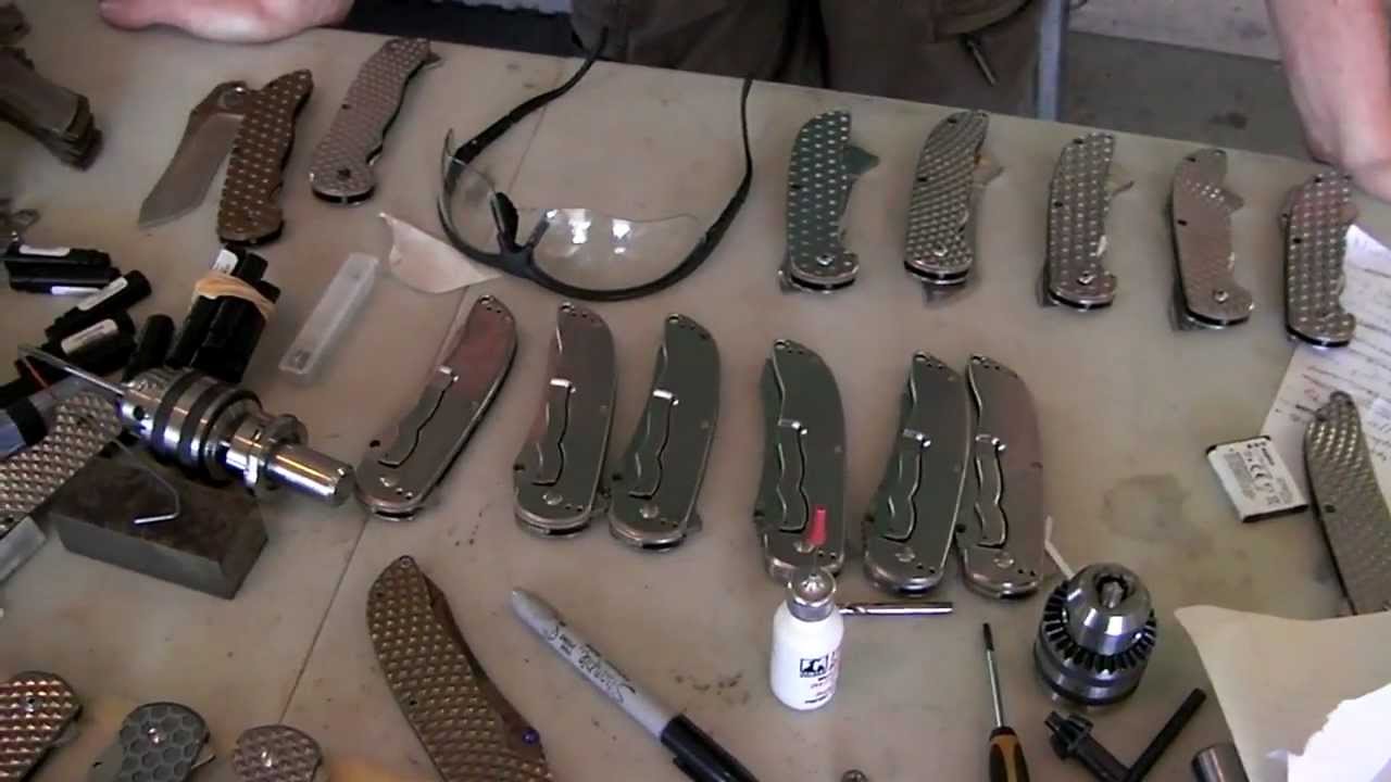 Knifemaking Tuesdays Week 37 - lock angle, custom stop pin, rants - YouTube