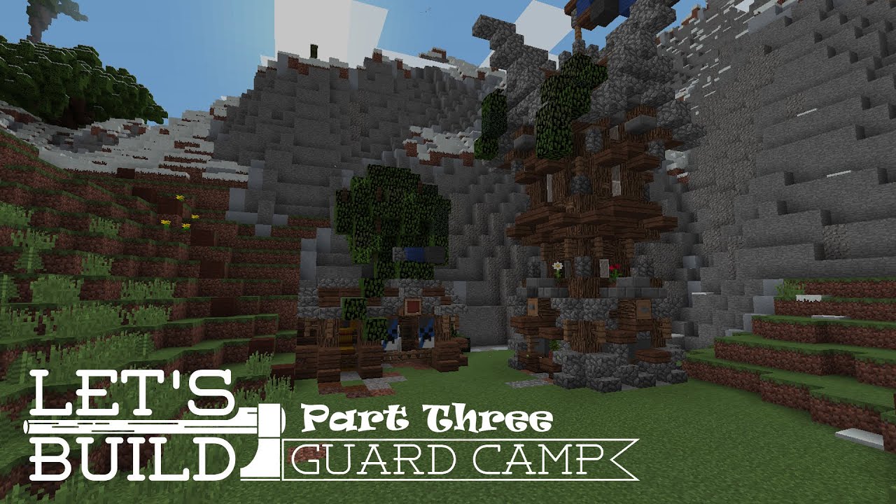 Minecraft Let's Build a Medieval Guards Camp - Episode 3 - Small ...