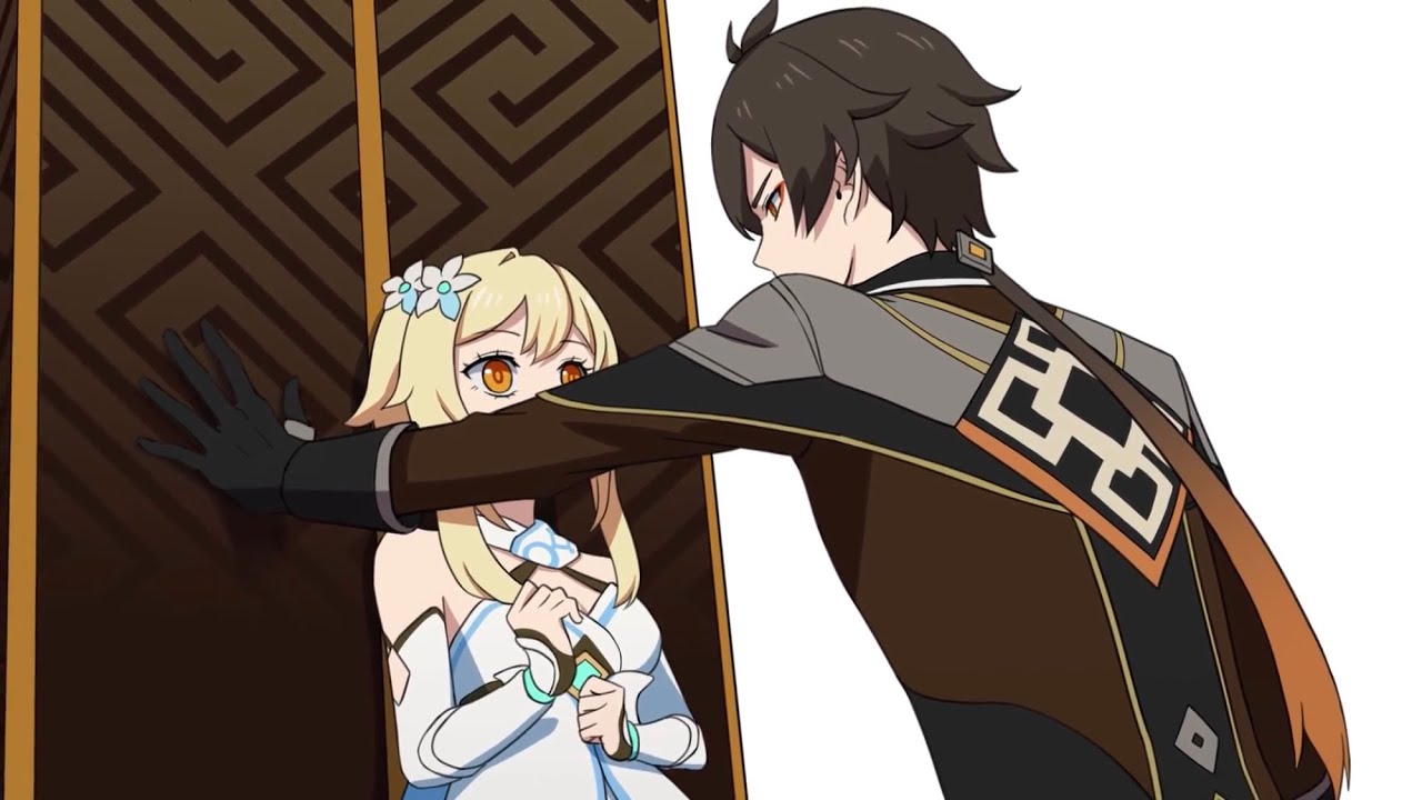 Zhongli does the Japanese kabedon - YouTube