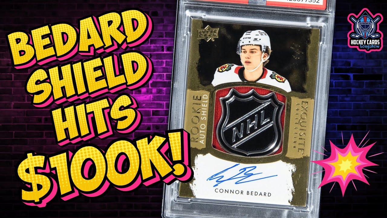 Top 5 Hockey Card Sales Last Week - Massive Bedard Rookie Shield Sets ...