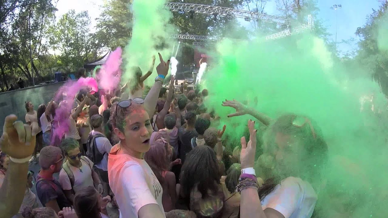 HOLI COLOR BEACH FESTIVAL (GoPro) - YouTube