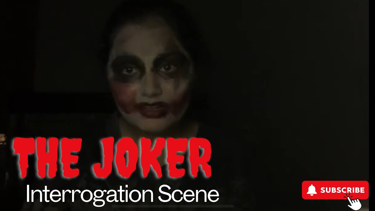 The Joker interrogation scene | Performed by Siya Sekhri - YouTube