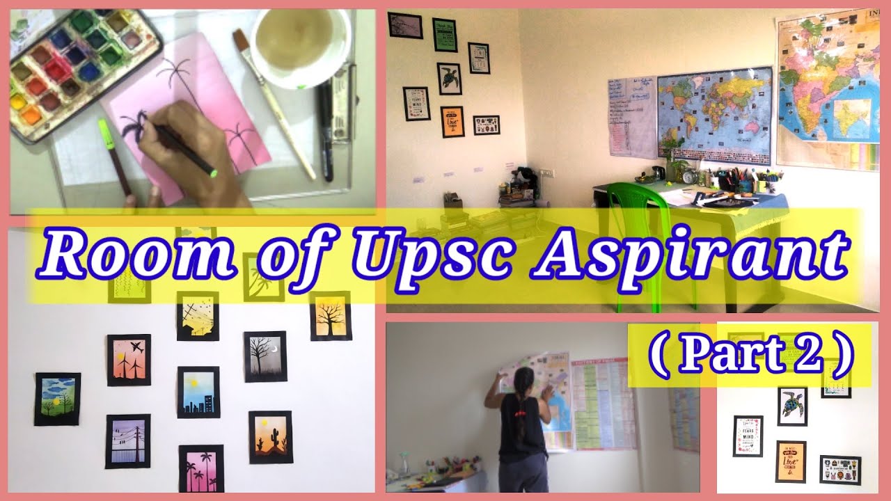 Room of UPSC Aspirant - Part 2 | IAS aspirant room makeover #roomtour # ...