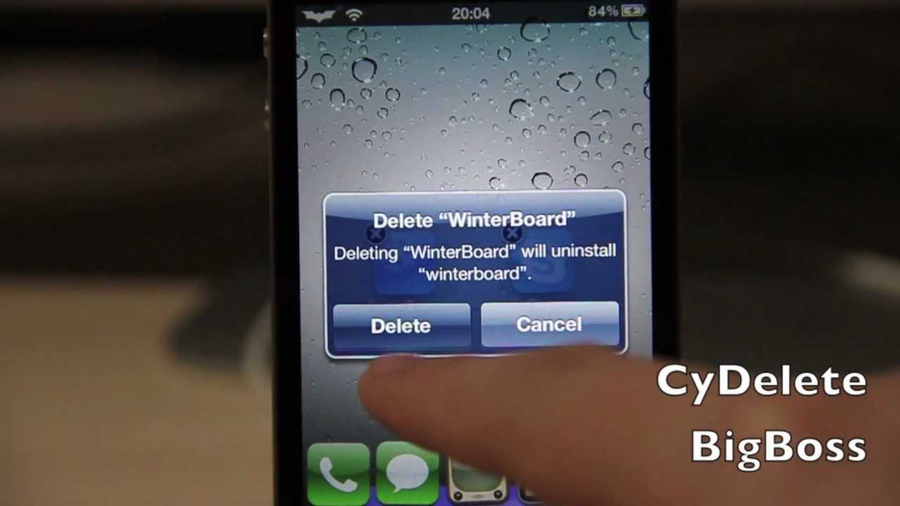 How to Delete Cydia Apps right from your home screen (using CyDelete ...