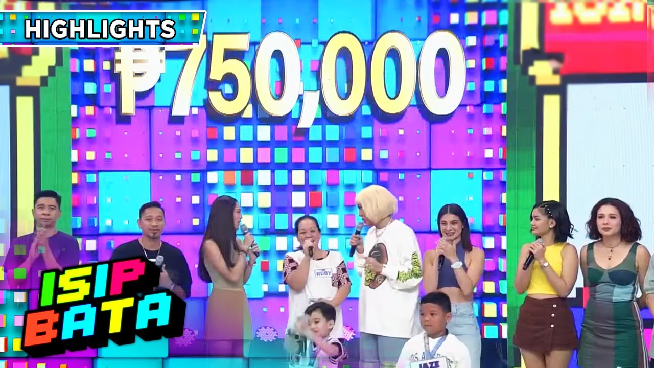 Madlang Hakot Ruby wins P750,000 in the jackpot round | It's Showtime Isip Bata - YouTube