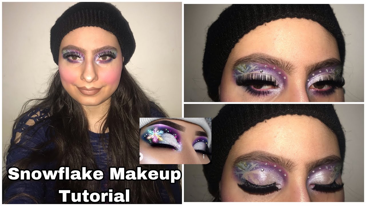 Snowflake Makeup Tutorial | Maquillaje De Nieve - YouTube