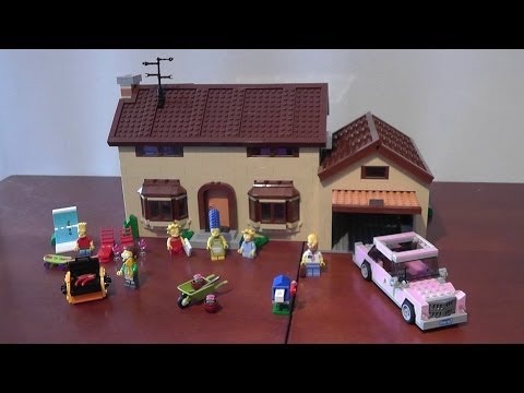 unboxing LEGO The Simpsons 71006 Dom Simpsonów rozpakowanie