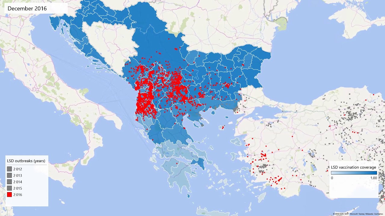 LSD outbreaks and vaccination in South Eastern Europe - YouTube