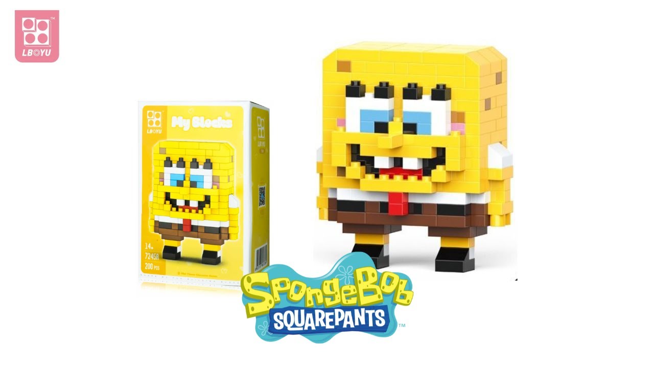 Speed Build Lego Nano Bricks Spongebob Square Pants - YouTube