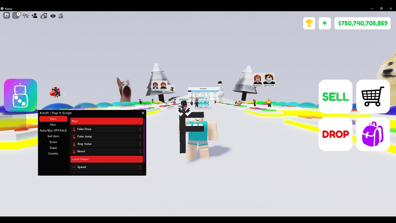 Pop It Trading Script (Buy Robux Items) | Hydrogen + Fluxus Support ...