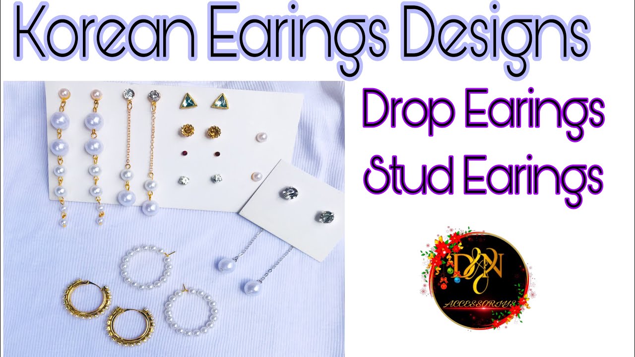 How to Make Earings At Home | Drop Earings part 01 | පබළු වලින් කරාබු ...