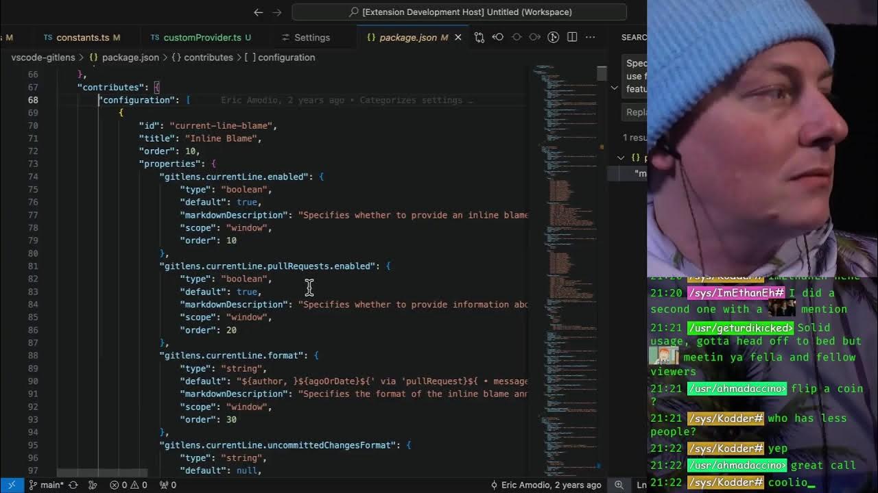 Open Source work on GitLens to prep for a GitKraken Workshop I will be hosting. - YouTube