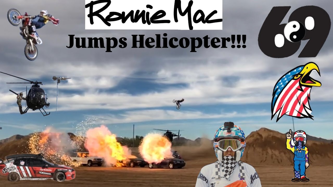 Ronnie Mac 69 Jumps Helicopter!!! - YouTube