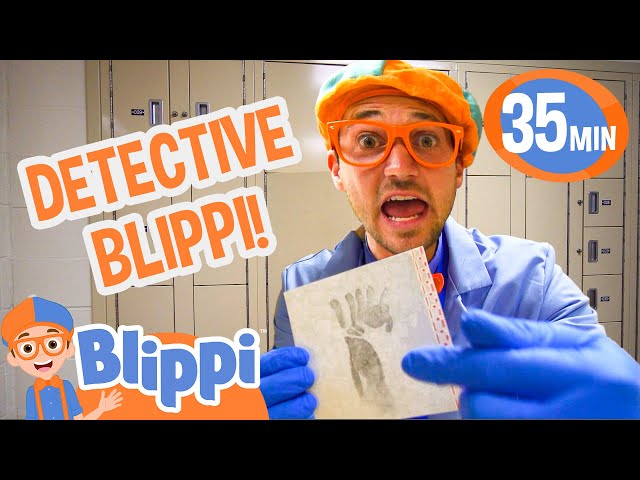 Blippi Becomes a Detective in a Crime Scene! | BEST OF BLIPPI TOYS ...