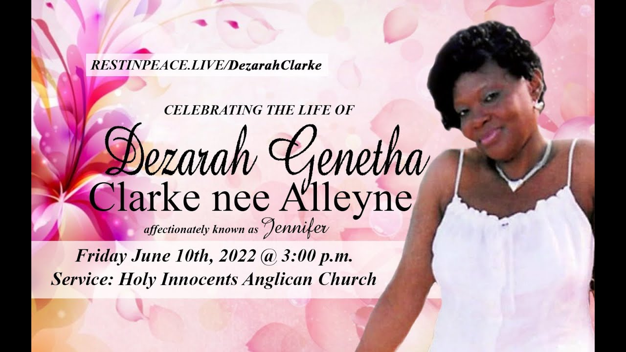 Live stream for Dezarah Genetha Clarke - YouTube