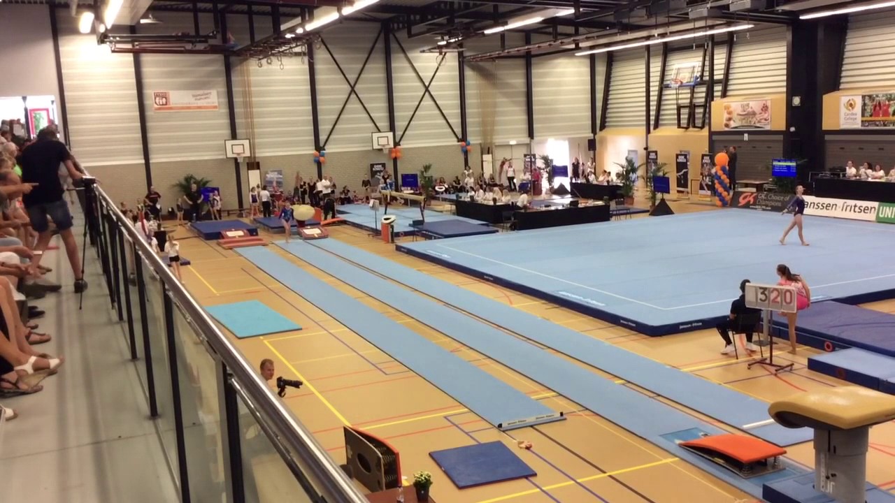 Turnen Kaithlyn Verhage Turnz sprong toestelfinale - YouTube