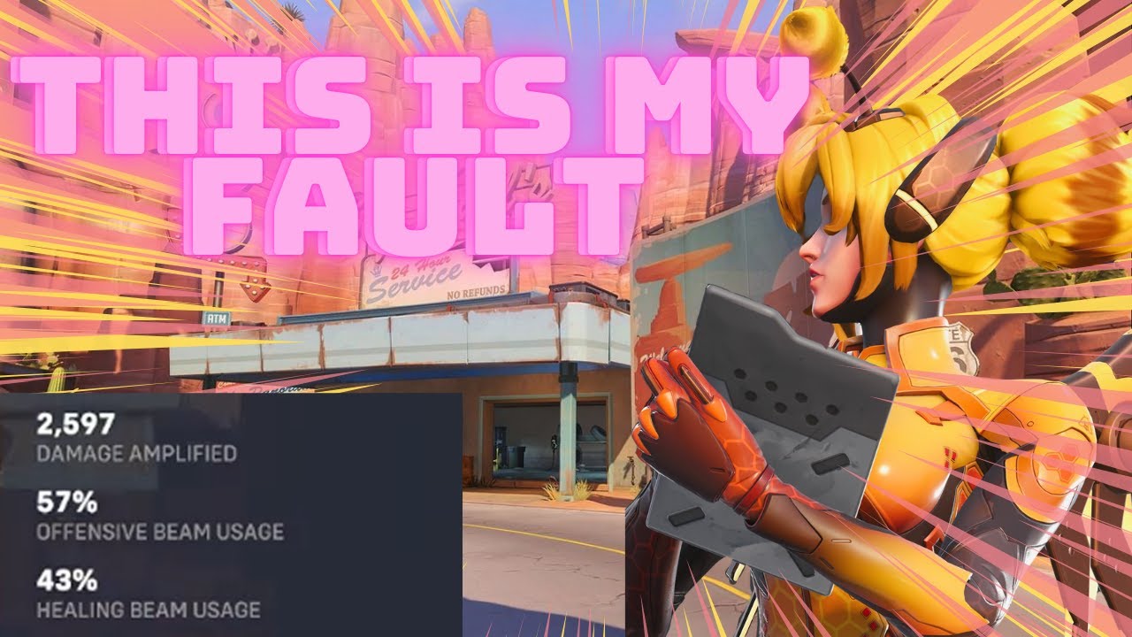I NEEDED TO USE BLUE BEAM MORE - Overwatch 2 Mercy Gameplay - YouTube