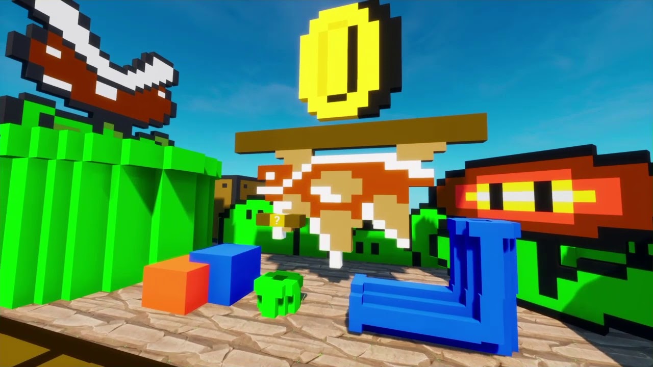 FORTNITE X MARIO BROS (creative mode) no code - YouTube