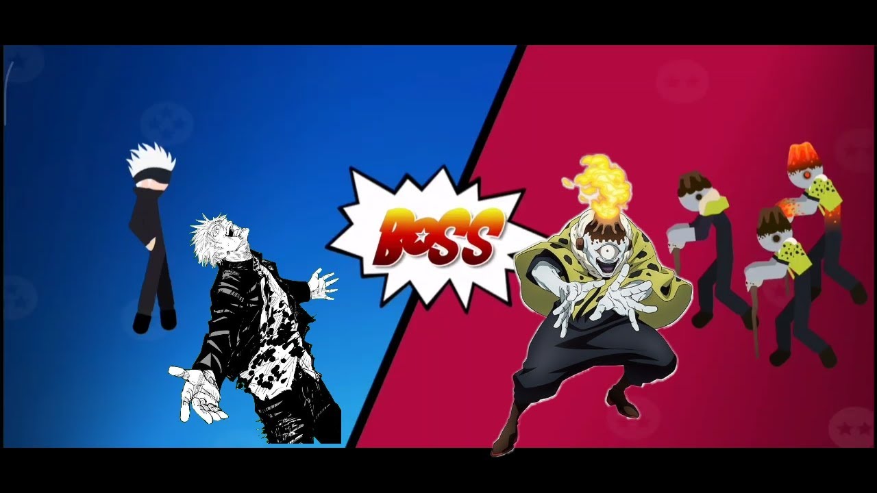Gojo vs Jogo FINAL BATTLE🔥 3rd Form Team Fight | Stickman Cursed ...