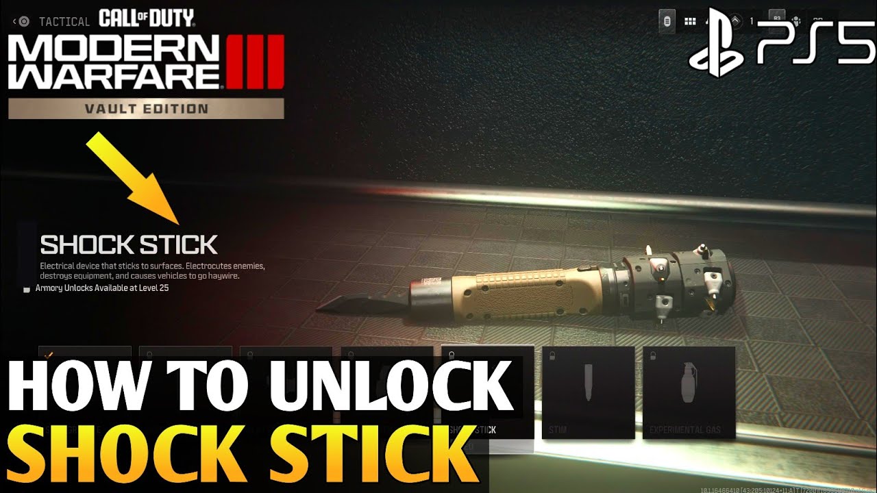 How to Unlock Shock Stick MW3 | How to Get Shock Stick MODERN WARFARE 3 ...