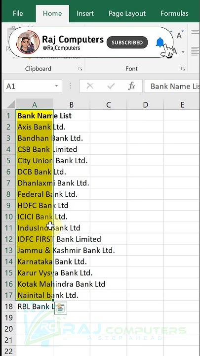 Shrink To Fit In Excel Raj Computers Raj Sir Shorts Shrinktofit Exceltricks Rajsir275