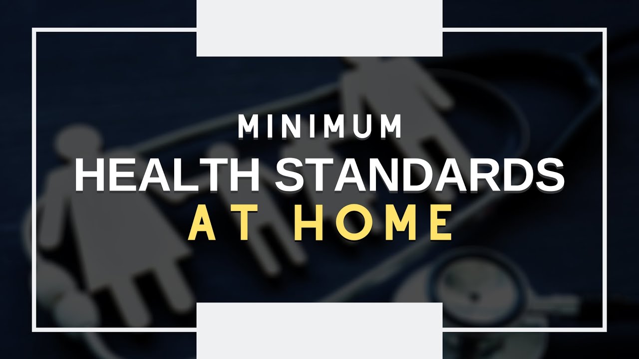 Minimum Health Standards at Home | Usapang Pangkalusugan - YouTube