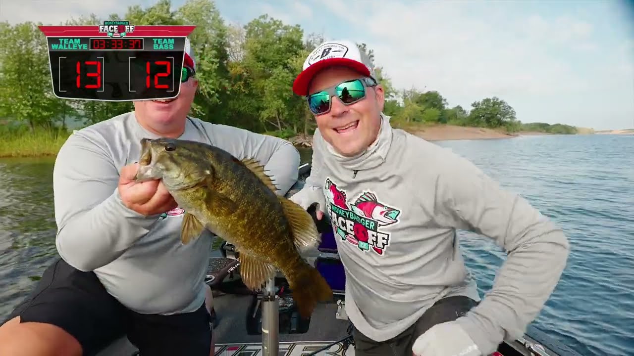 Berkley Money Badger Face Off - Bass vs Walleye Fishing Challenge ...