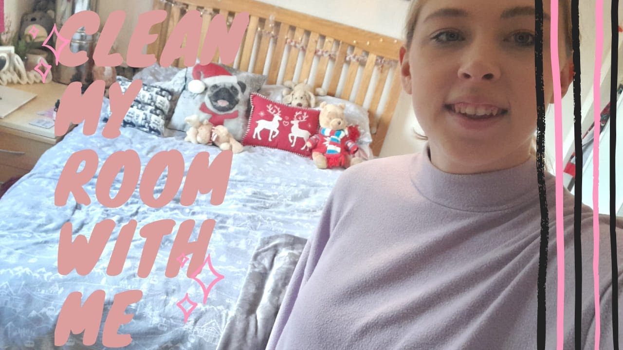 cleaning my room with me - YouTube