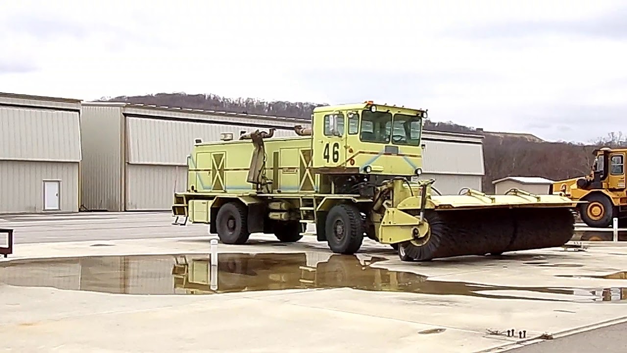 A Small Airports Winter Runway Maintenance Vehicles - YouTube