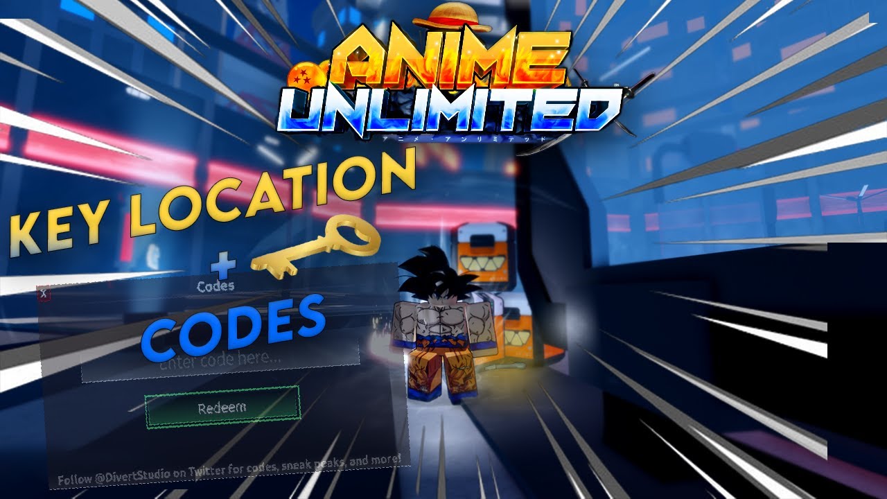 ANIME UNLIMITED ROBLOX [AU:R] KEY LOCATION AND WORKING CODES - YouTube
