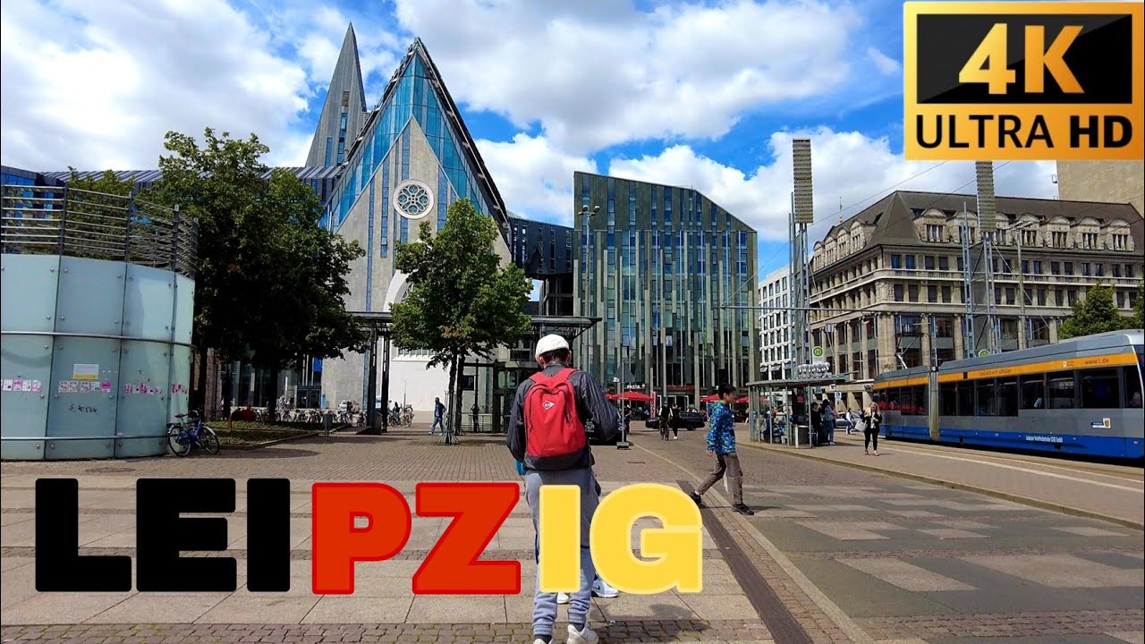 Leipzig Germany Walking Tour 4K Summer 2022 - YouTube
