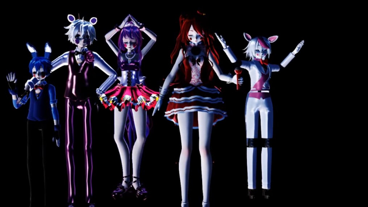 MMD FNAF SL трейлер - YouTube