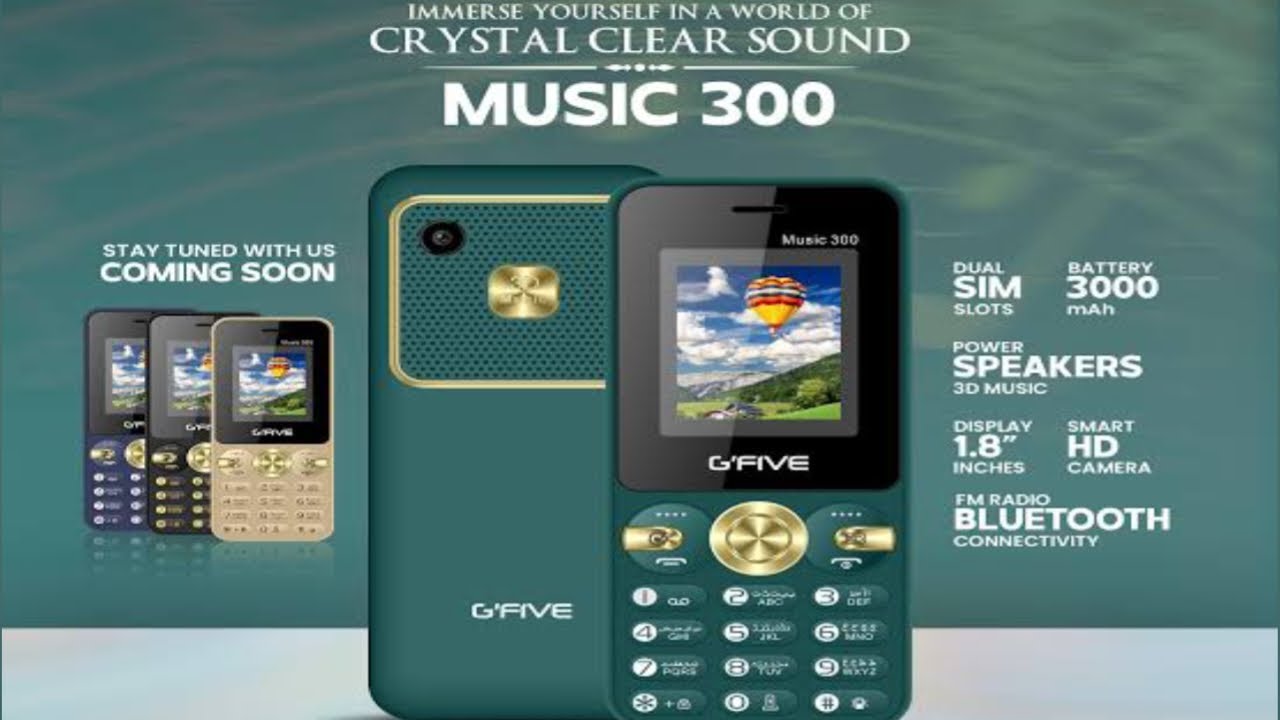 GFIVE MUSIC 300 UNBOXING & REVIEW,3000 BATTRY,BIG SPEAKER ,18 MONTH ...