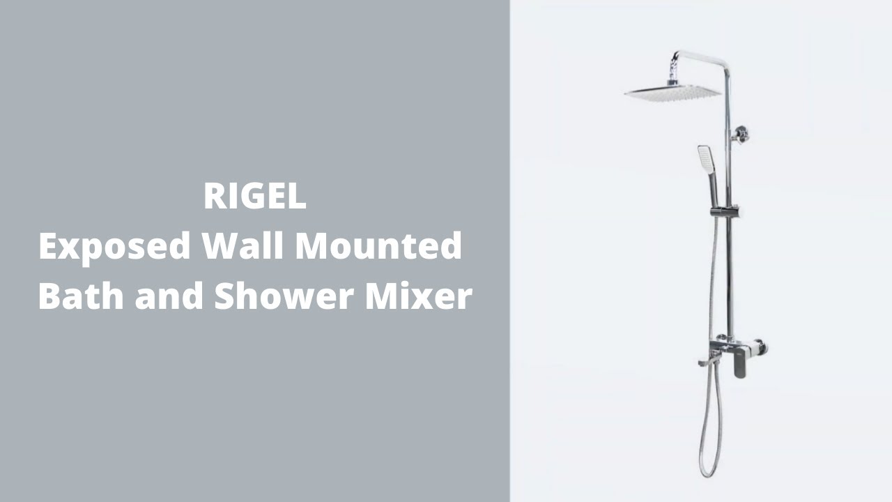 Rigel W2-R-MXT817940 - Exposed Bath and Shower Mixer - YouTube